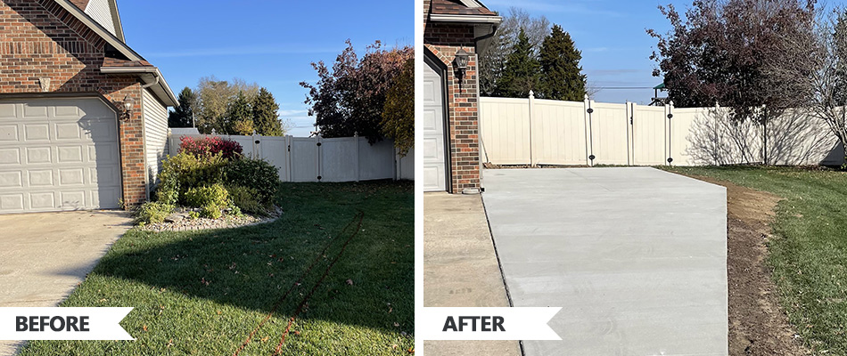 Poured Concrete Driveways | Edwardsville, Glen Carbon, & Bethalto, IL ...